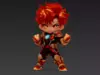 Chibi Arc-Reactor Armored Hero High-Detail 3D Character Model 3D model ...