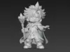 3D model Chibi Frost Crystal Mage Ice Fantasy 3D Character Model VR ...