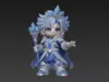3D model Chibi Frost Crystal Mage Ice Fantasy 3D Character Model VR ...