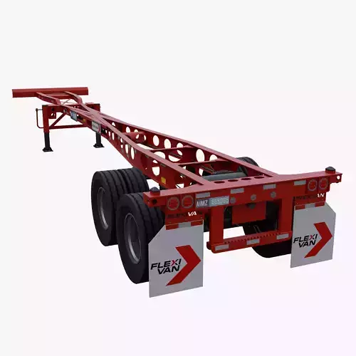 3D model Flexi Van X Lightweight Chassis VR / AR / low-poly | CGTrader
