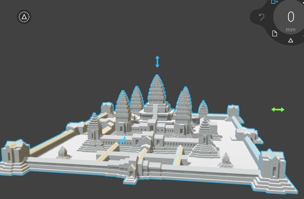 angkor wat free 3D model 3D printable | CGTrader