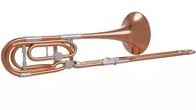 Trombone 3D model | CGTrader
