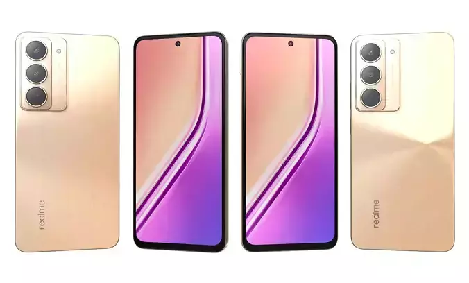 Realme P3x Stellar Pink High Poly 3D model | CGTrader