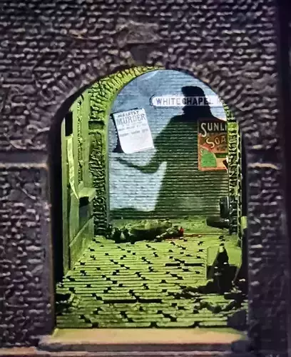 Jack the Ripper Book Nook 3D model 3D printable | CGTrader