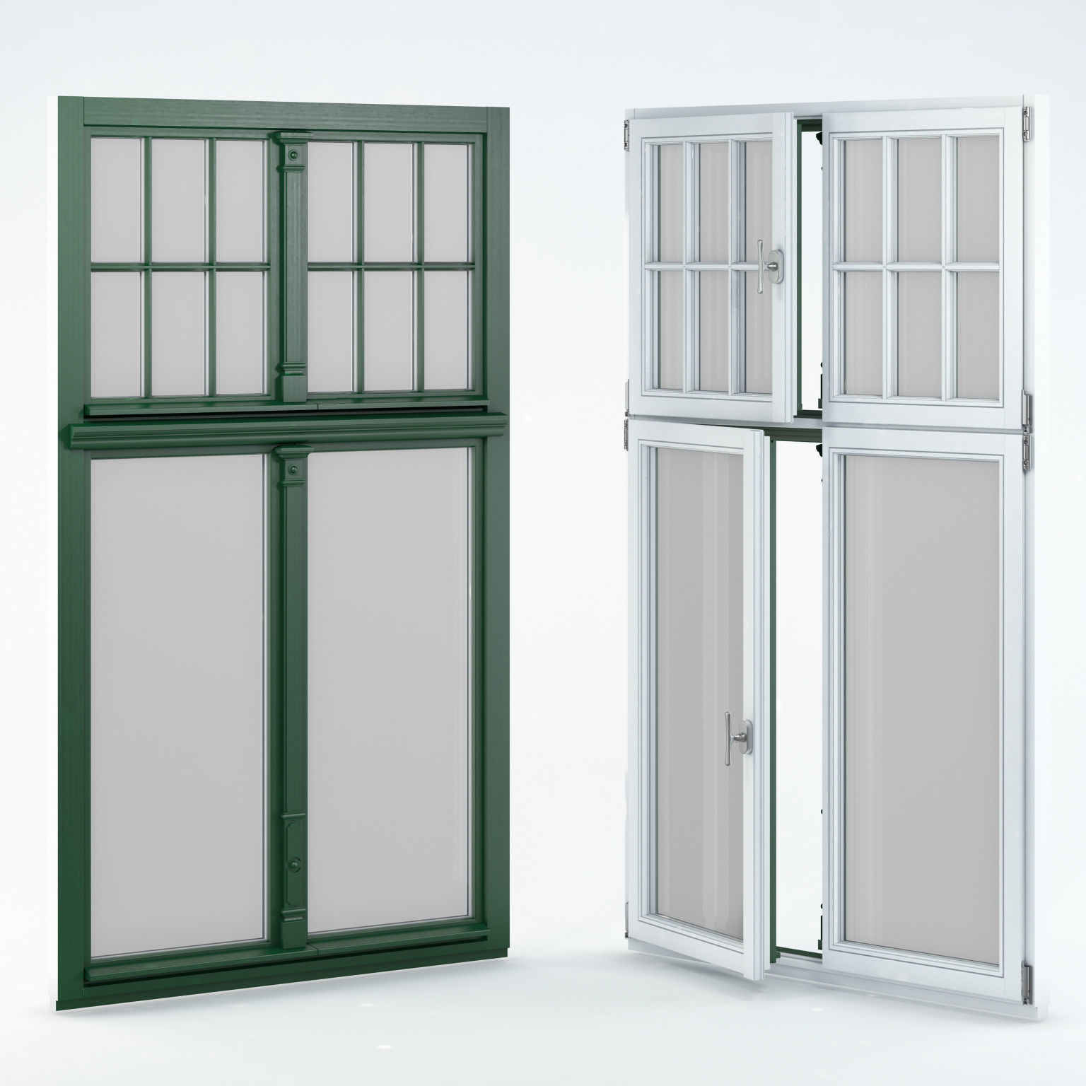 Wood Window 3D model | CGTrader