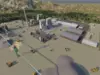 Cement industrial factory-Cement production plant 3D model animated ...