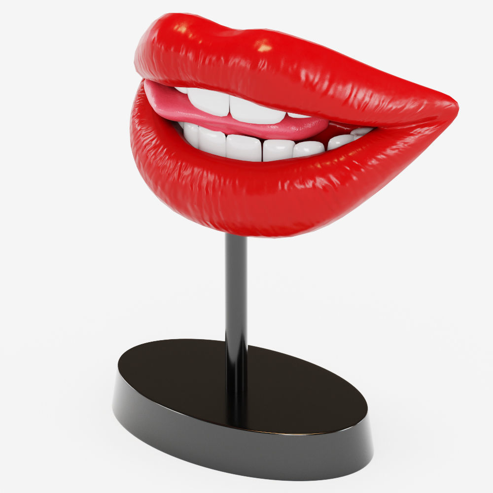 Figurine Lips 3D model | CGTrader