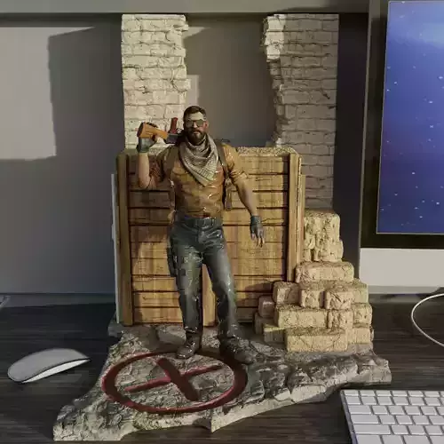 Elite Crew Terrorist from Counter strike 3D model 3D printable | CGTrader