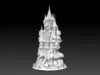 Elven Tree Castle STL Fantasy Castle on Ancient Roots 3D print 3D model ...