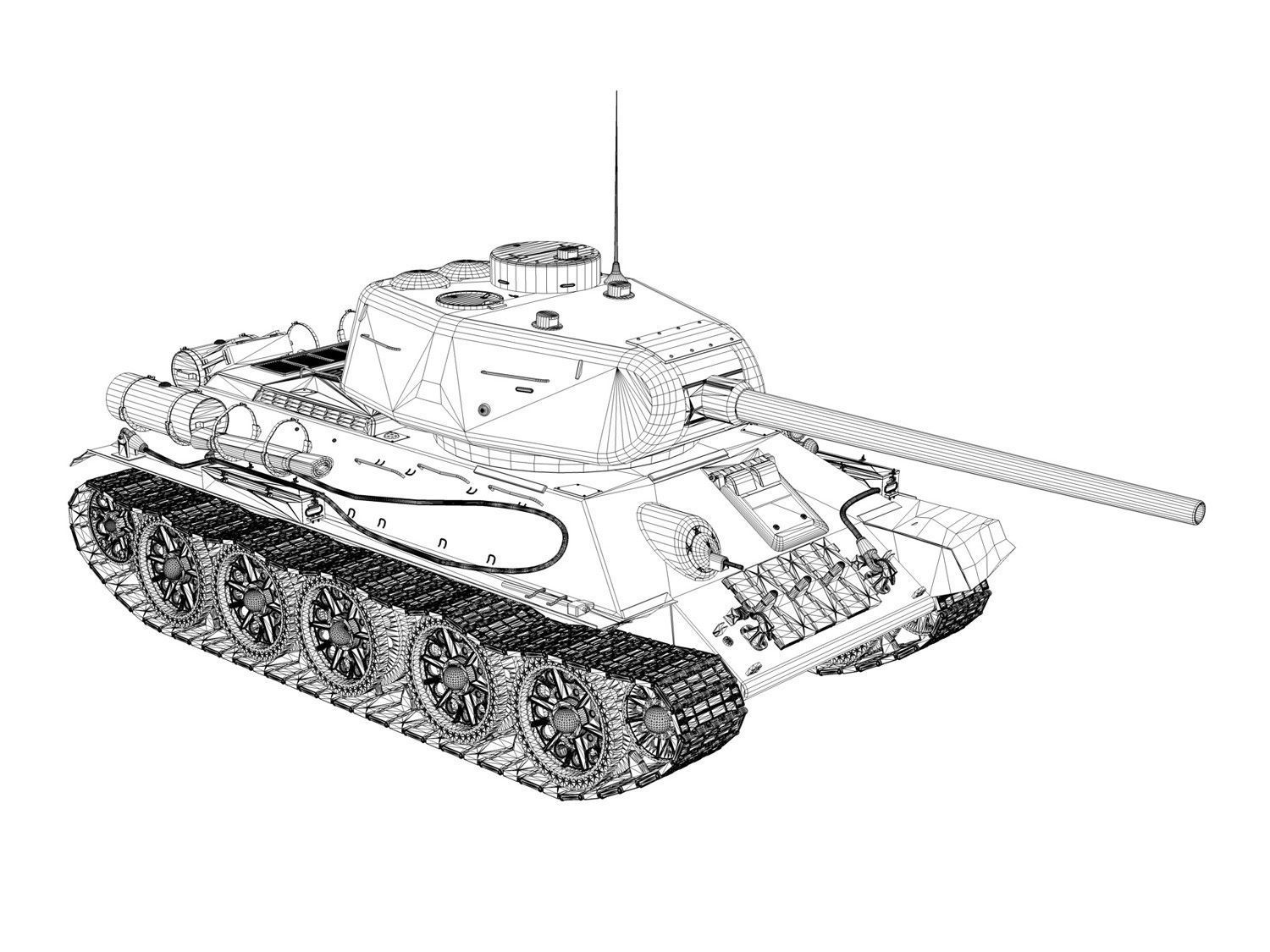 T-34 85 - Soviet medium tank - 221 3D model | CGTrader