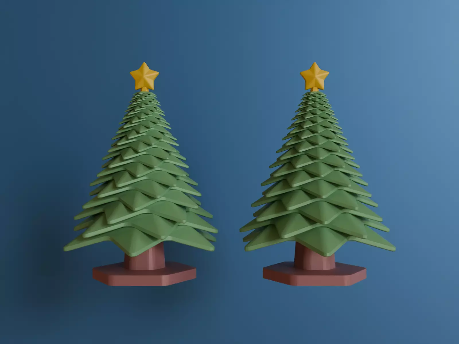 Christmas Tree Asset Pack - Four Decorative Variations 3D model 3D ...