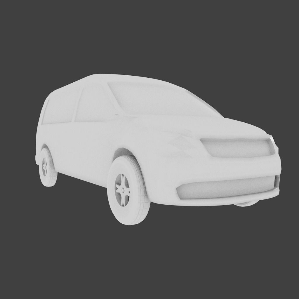 Simple Car free VR / AR / low-poly 3D model | CGTrader