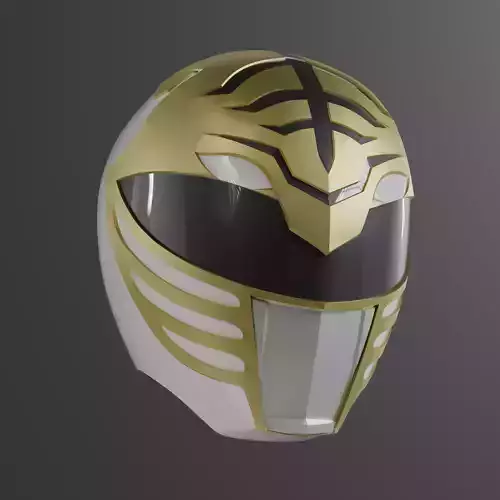Kiba White Rangers Helmet Dai ranger Sentai 3D model 3D printable ...