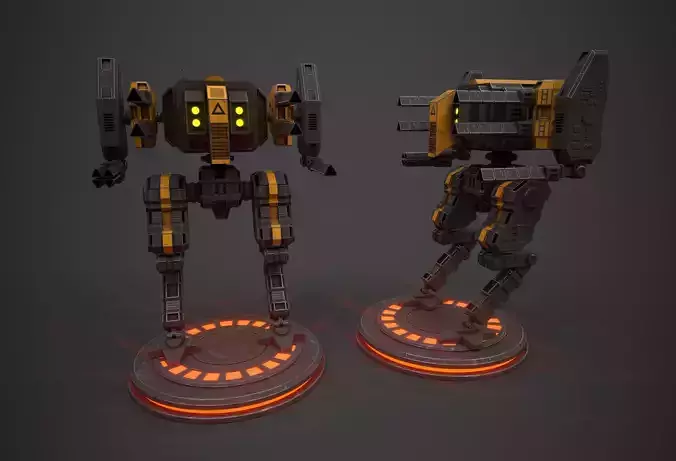 Modular Robot Five 3D model | CGTrader