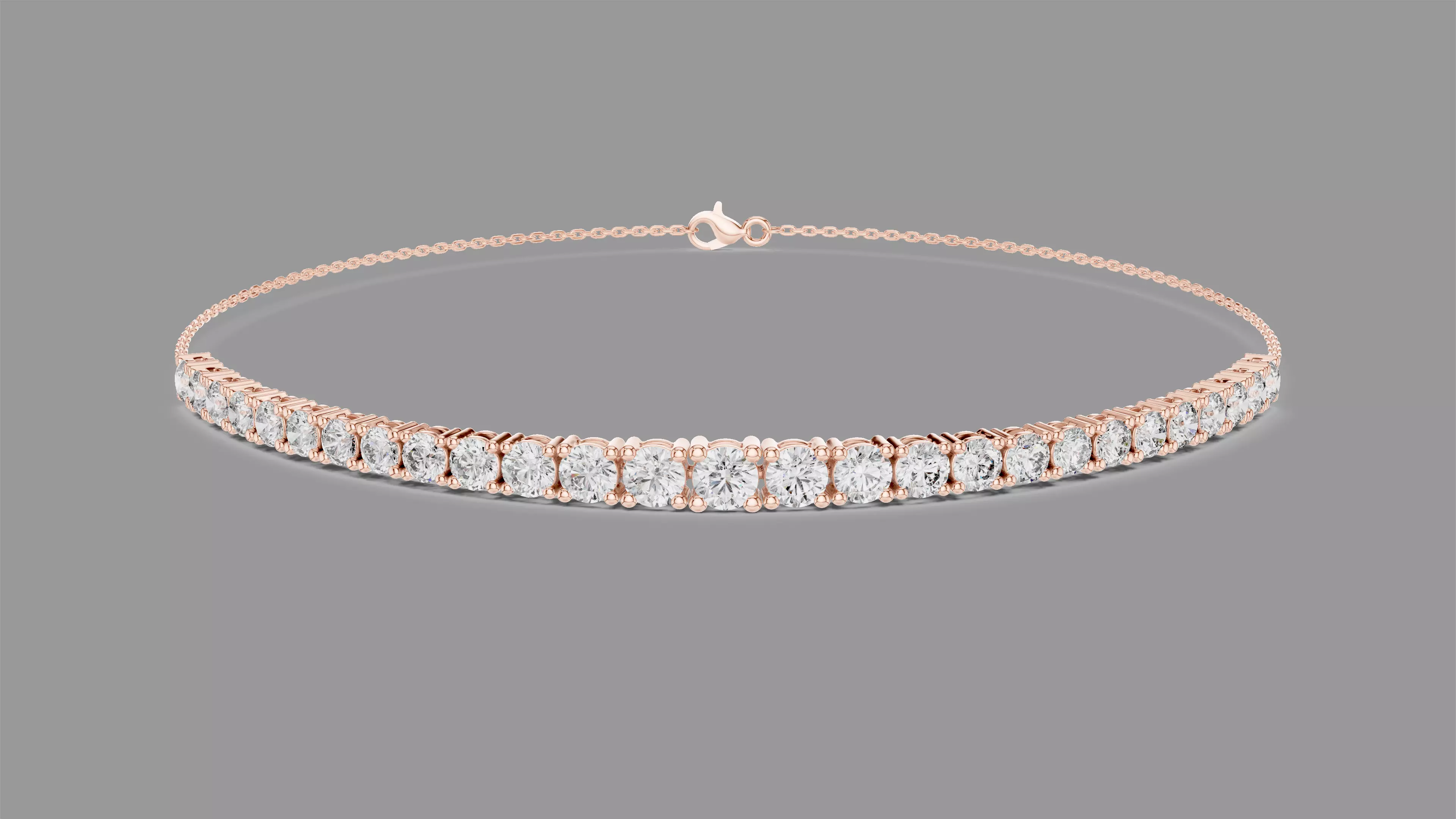 Diamond Bracelet 3D model 3D printable | CGTrader