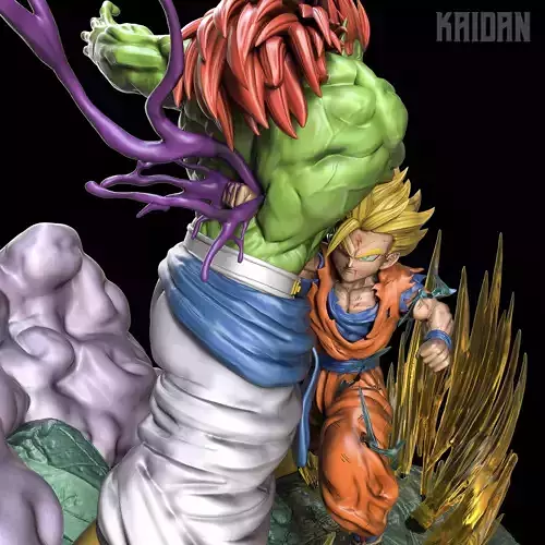 Bojack vs Gohan DRAGON BALL - STL ready for 3D Printing 3D model 3D ...