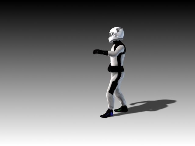 3D model Formula One Driver Model Rigged VR / AR / low-poly rigged ...