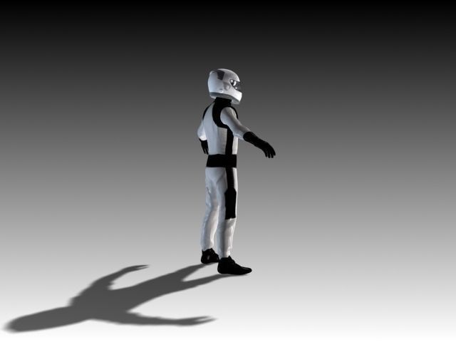 3D model Formula One Driver Model Rigged VR / AR / low-poly rigged ...