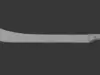 3D model Game Ready Machete - PBR Melee Weapon VR / AR / low-poly ...