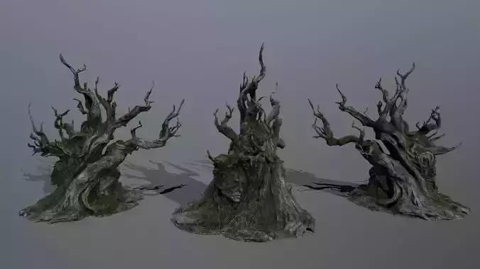 3D model Dark Tree VR / AR / low-poly | CGTrader