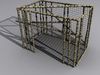 3D model cage low poly VR / AR / low-poly | CGTrader