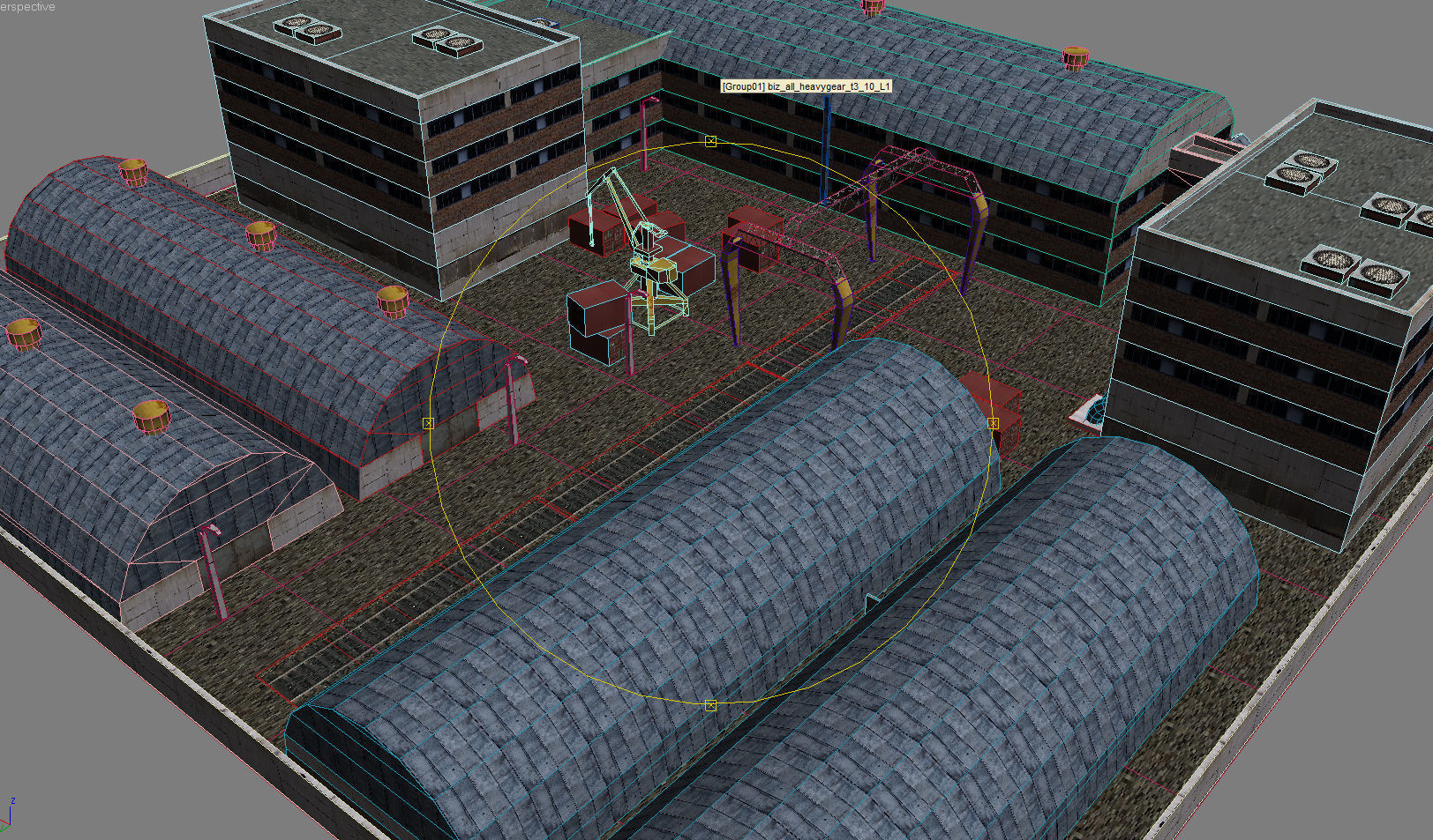 3D model factory constructor Low Poly VR / AR / low-poly | CGTrader