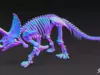 3D model Triceratops fossil VR / AR / low-poly | CGTrader