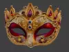 Royal Ornamental Venetian Mask 3D model 3D printable | CGTrader
