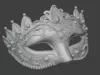 Royal Ornamental Venetian Mask 3D model 3D printable | CGTrader