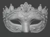 Royal Ornamental Venetian Mask 3D model 3D printable | CGTrader