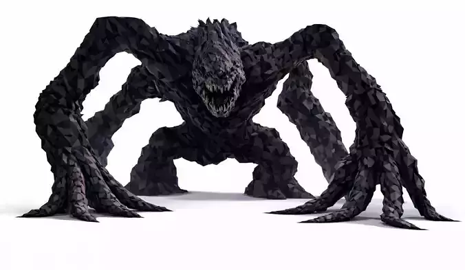 3D model Mind Flayer Stranger Things Inspired Horror 3D Creature VR ...