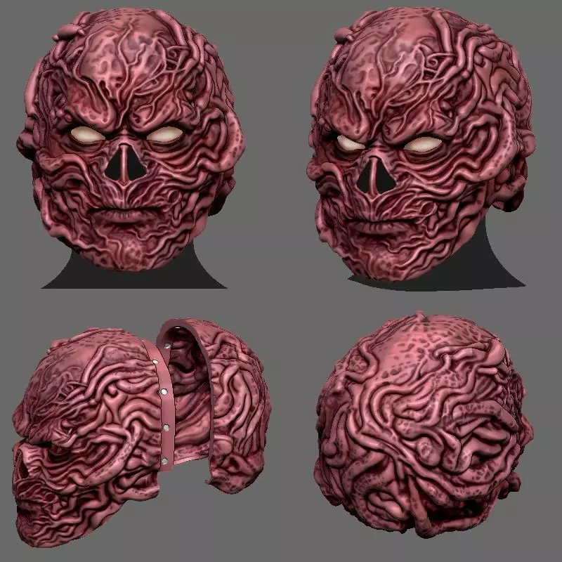 Vecna Season 5 Stranger Things 2025 Cosplay Helmet 3D model 3D ...