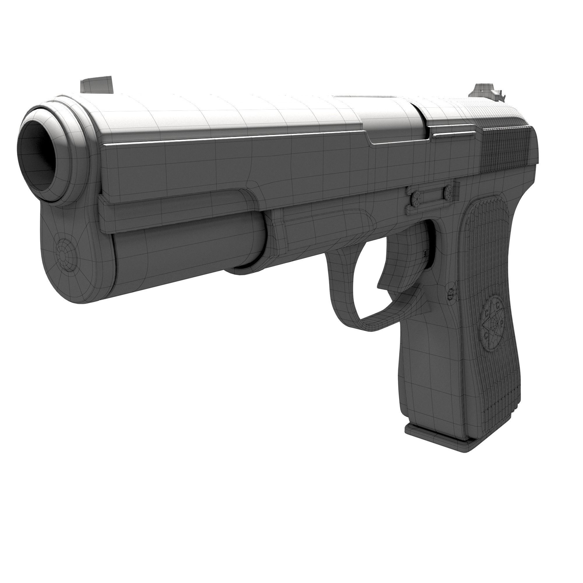 3d model Gun TT 56-A-132 3D model | CGTrader