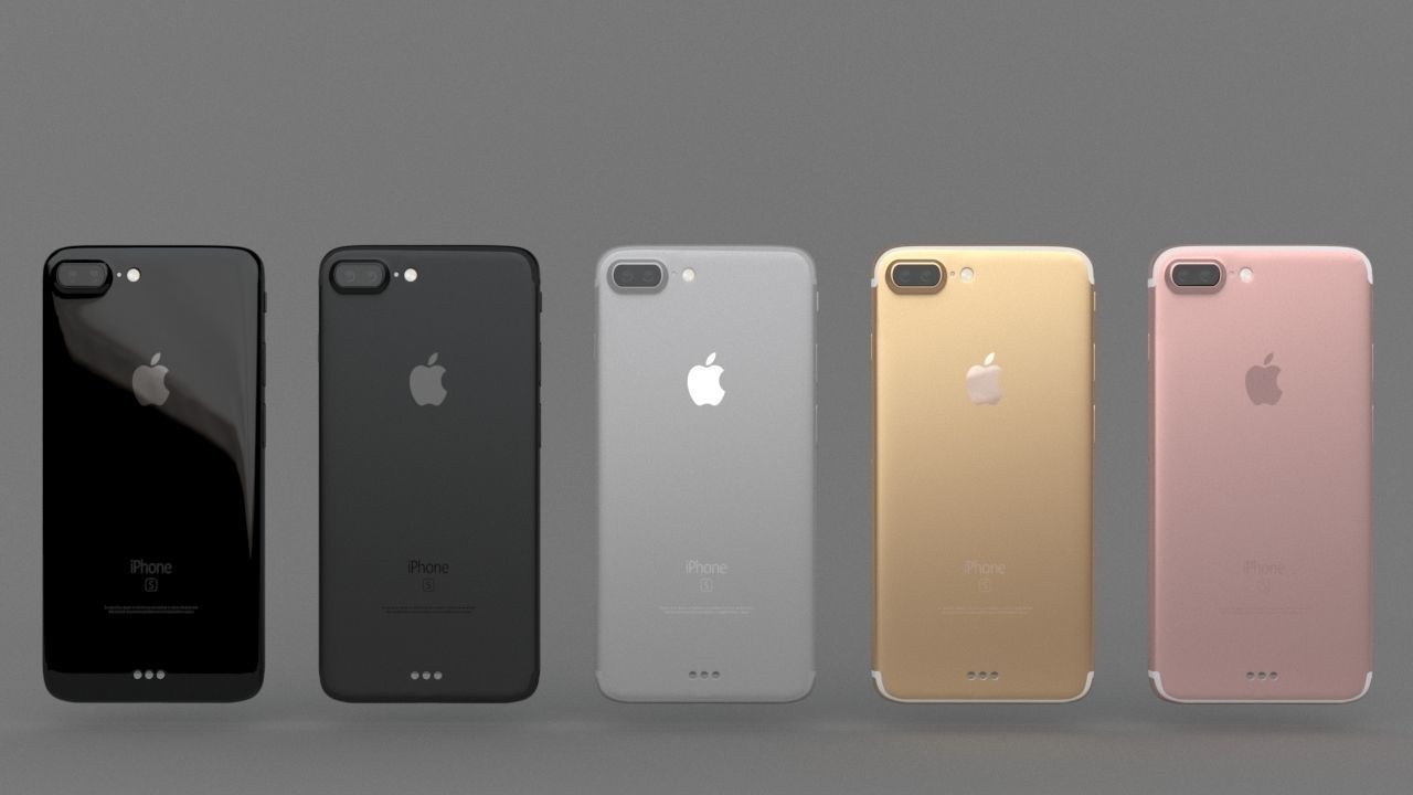 3D model Iphone 7 pro VR / AR / low-poly | CGTrader