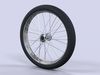 Front wire wheel from dragster 3D model | CGTrader