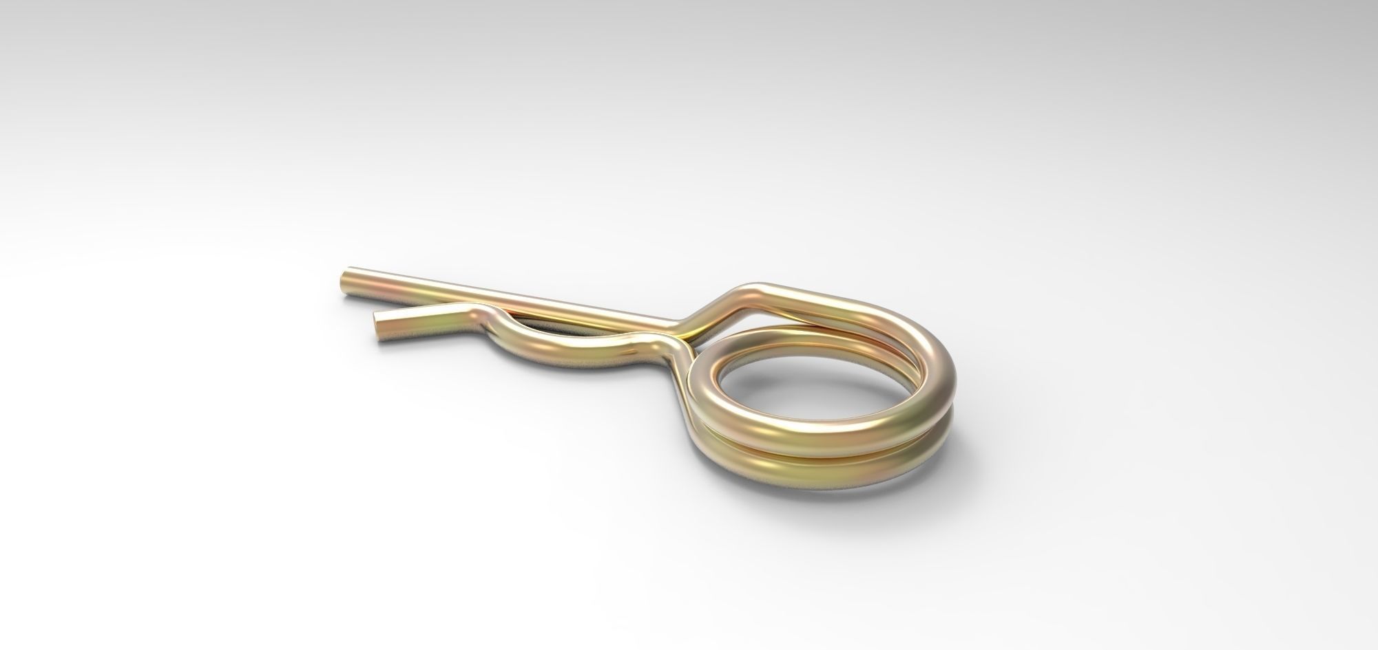 Spring cotter of a bolt 3D model | CGTrader
