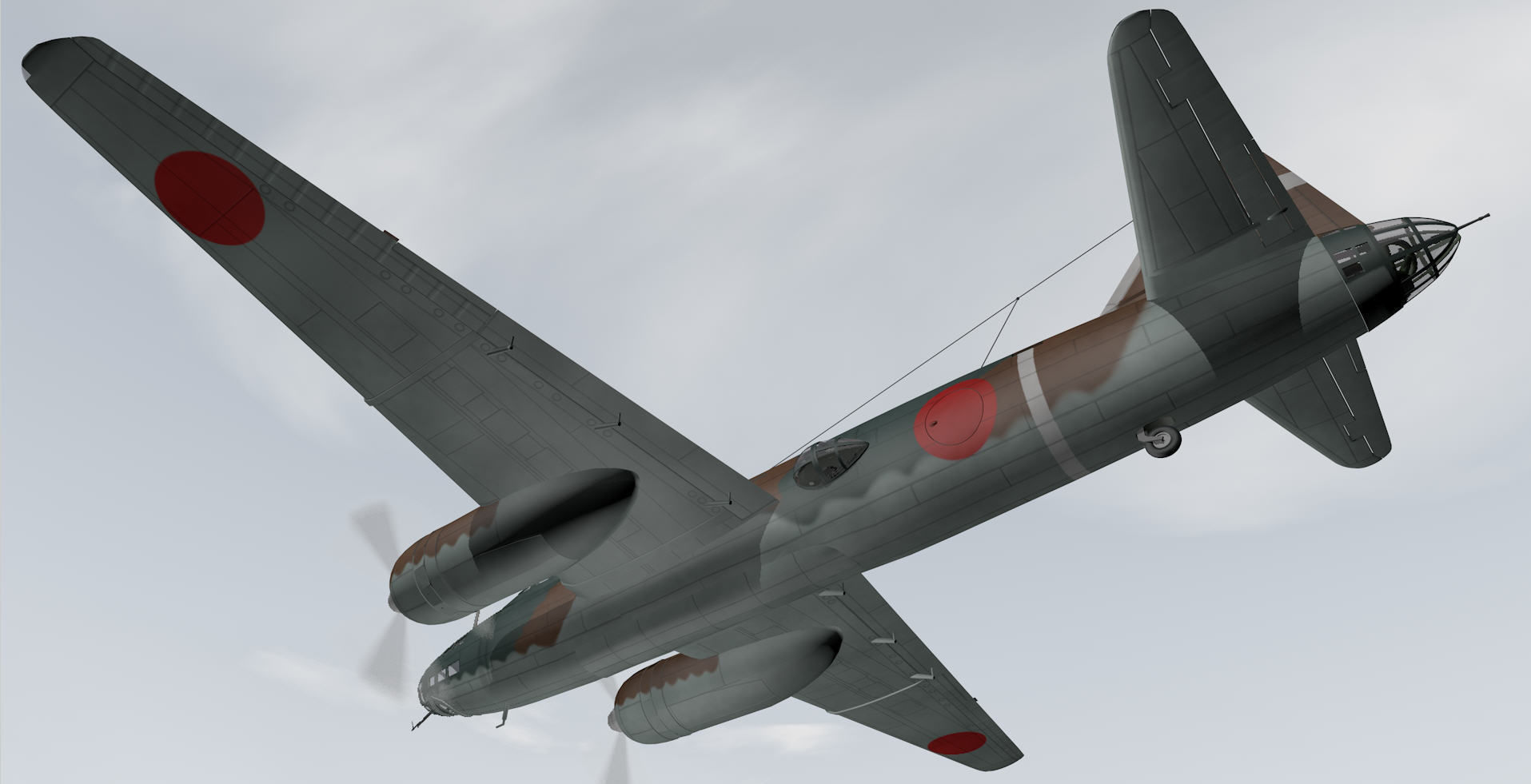 Mitsubishi G4M1 Betty 3D model | CGTrader