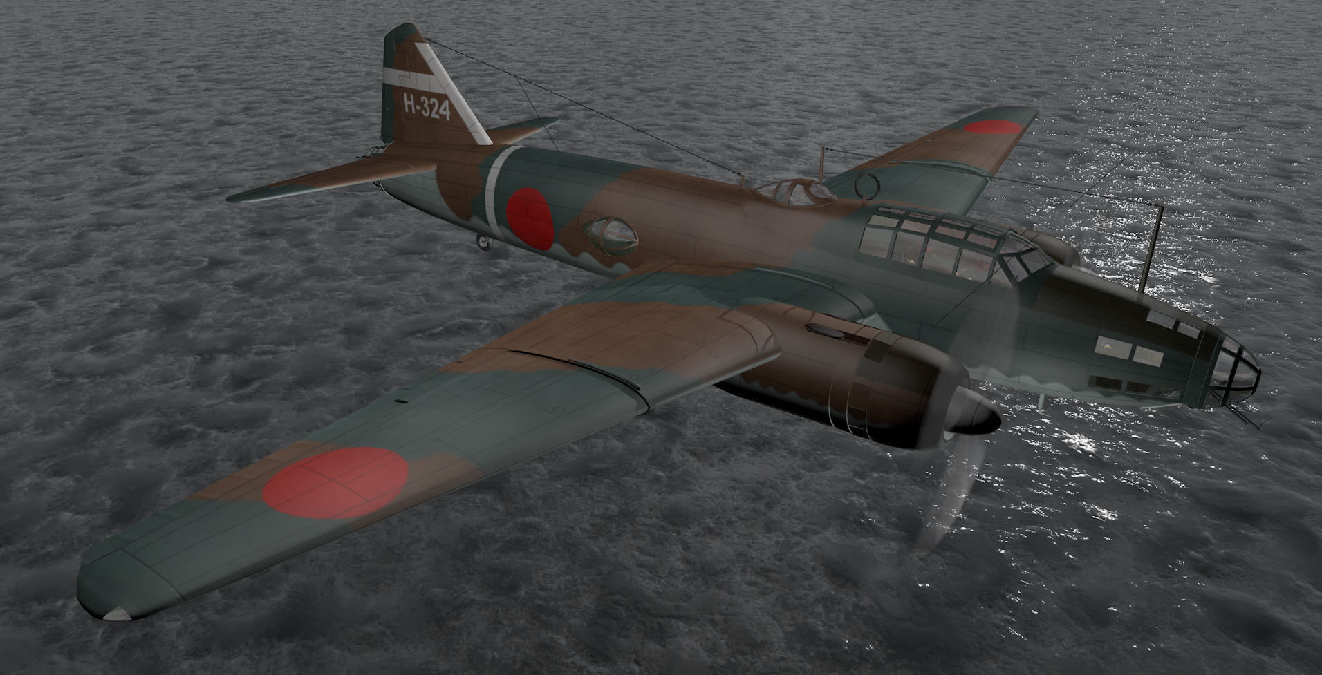 Mitsubishi G4M1 Betty 3D model | CGTrader
