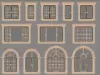 French Retro-Style Doors and Windows 3D model | CGTrader