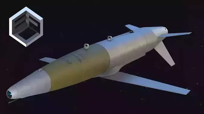 HOSBO Guided Glide Bomb 3D model | CGTrader