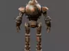 3D model Copper Robot Character 3D Model VR / AR / low-poly | CGTrader