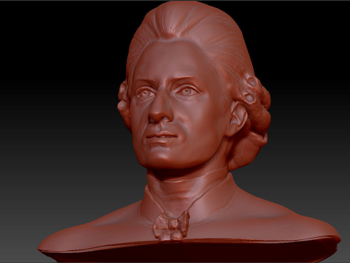 Mozart Face Reconstruction 3d model 3D model 3D printable | CGTrader