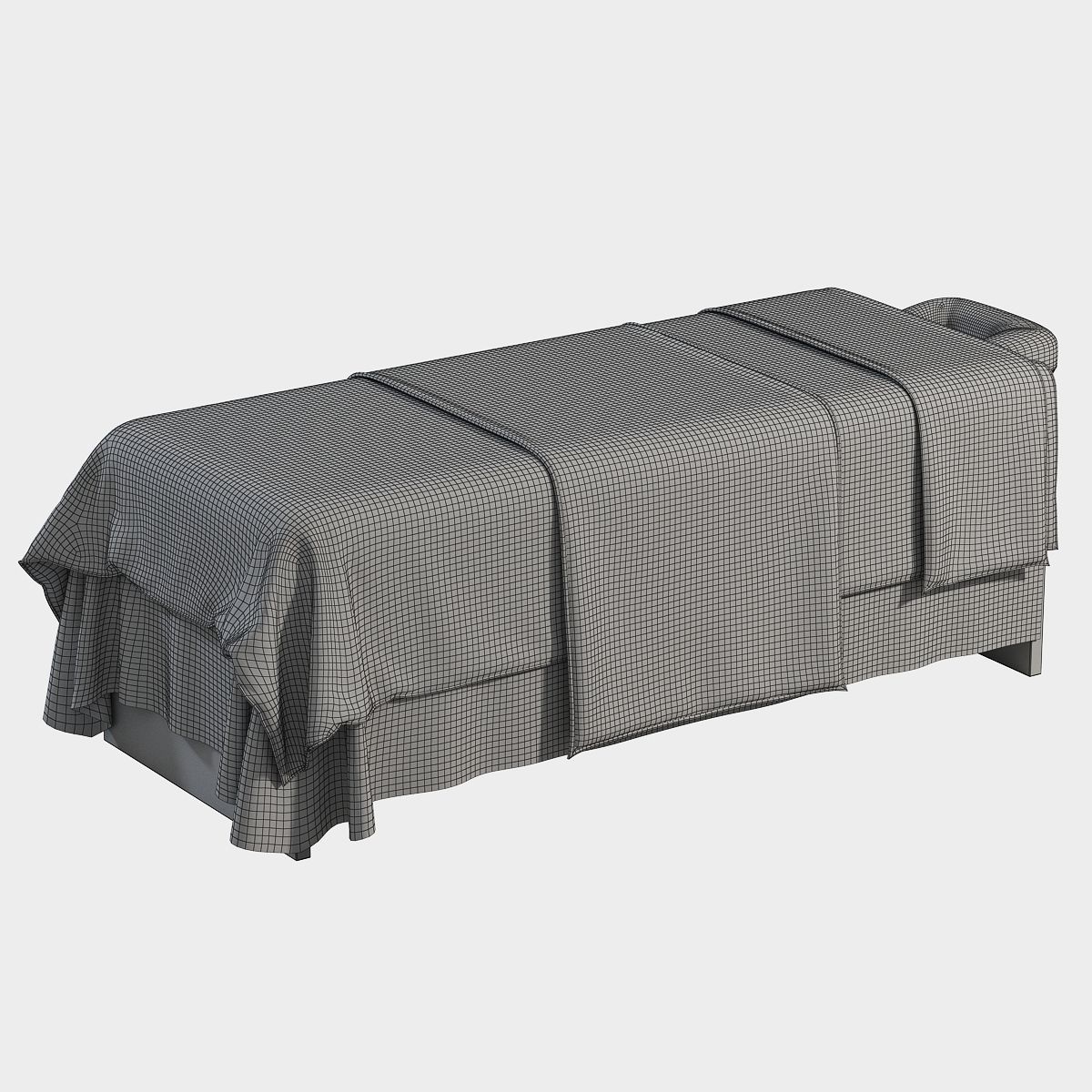 Spa bed massage 3D model | CGTrader