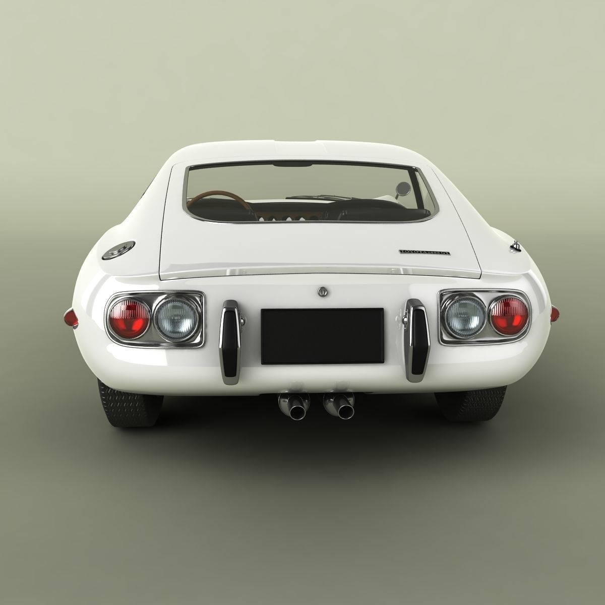 Toyota 2000GT 3D model | CGTrader