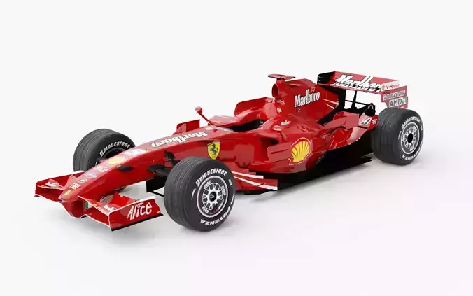Ferrari 2007 Season F2007 F1 Car free VR / AR / low-poly 3D model ...