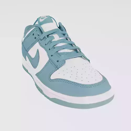 NIKE Dunk Low Retro Blue 3D model | CGTrader