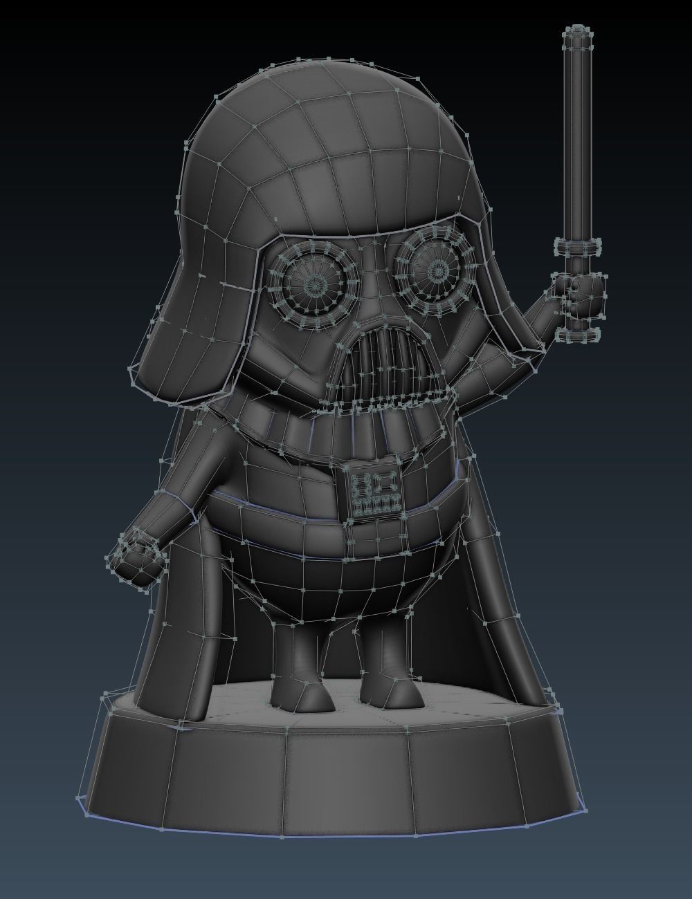 Darth Vader in Steam 3D model 3D printable | CGTrader