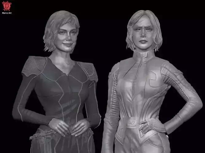 Predator Badlands Thia and Tessa 3d stl file 3D print model 3D model 3D ...