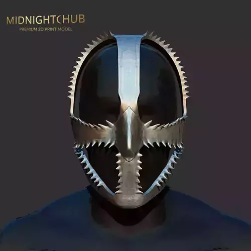 Stylized Sci Fi Skull Mask 3D Printable Helmet 3D model 3D printable ...