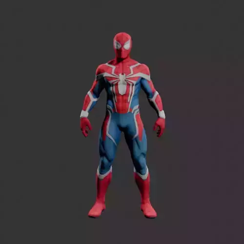 3D model Spider-Man Superhero Character Game Ready and Animation Ready ...